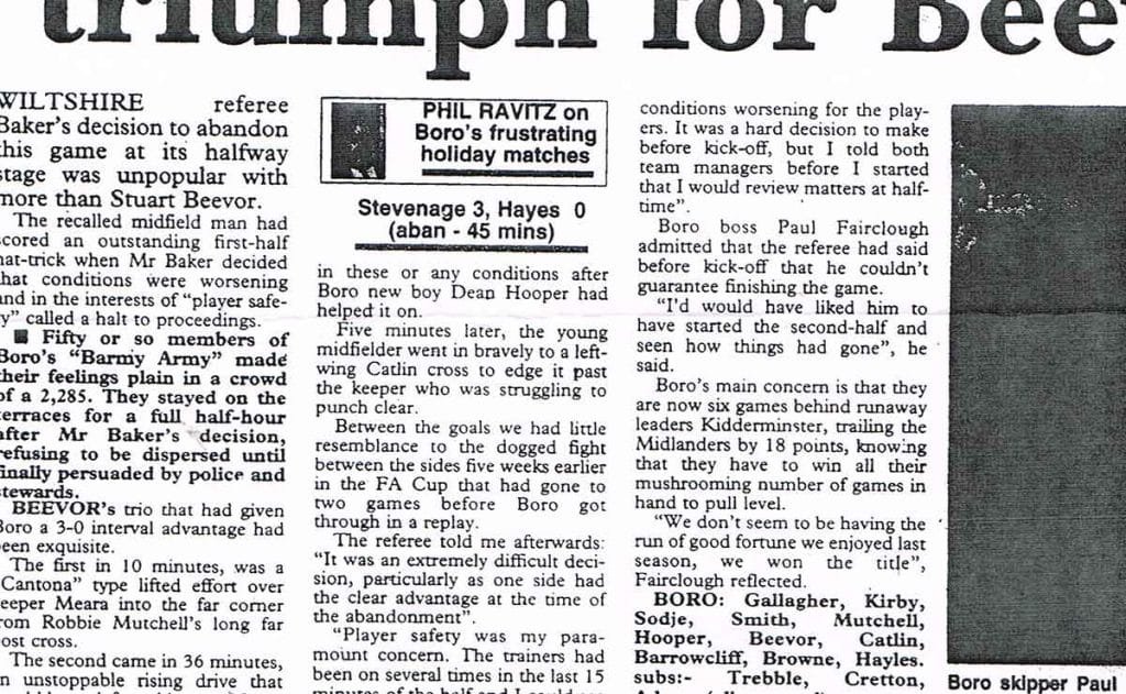 Good Game: Stevenage Borough 3-0 Hayes - BoroGuide